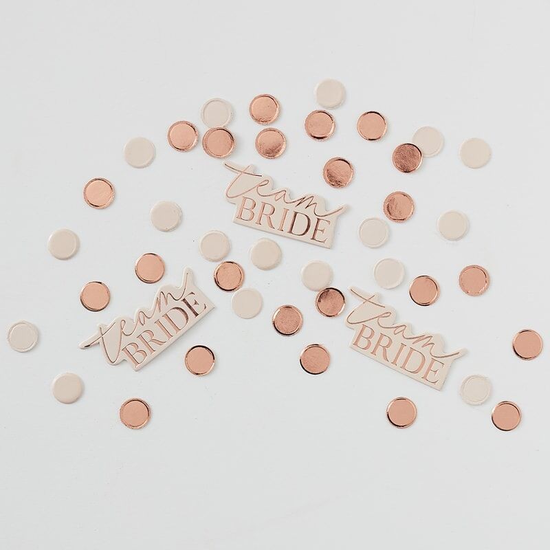 Blush κομφετί Team Bride Rose Gold 14gr - Gamolista